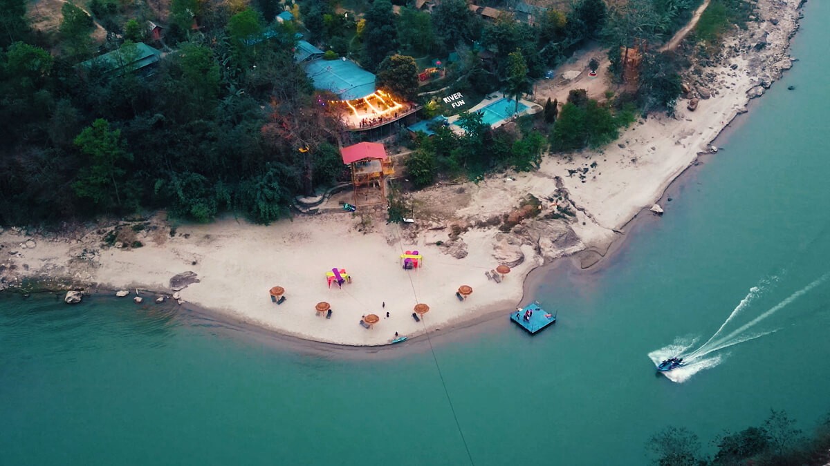 River Fun Beach Resort | Resort in Trishuli River area | Hotel near by ...